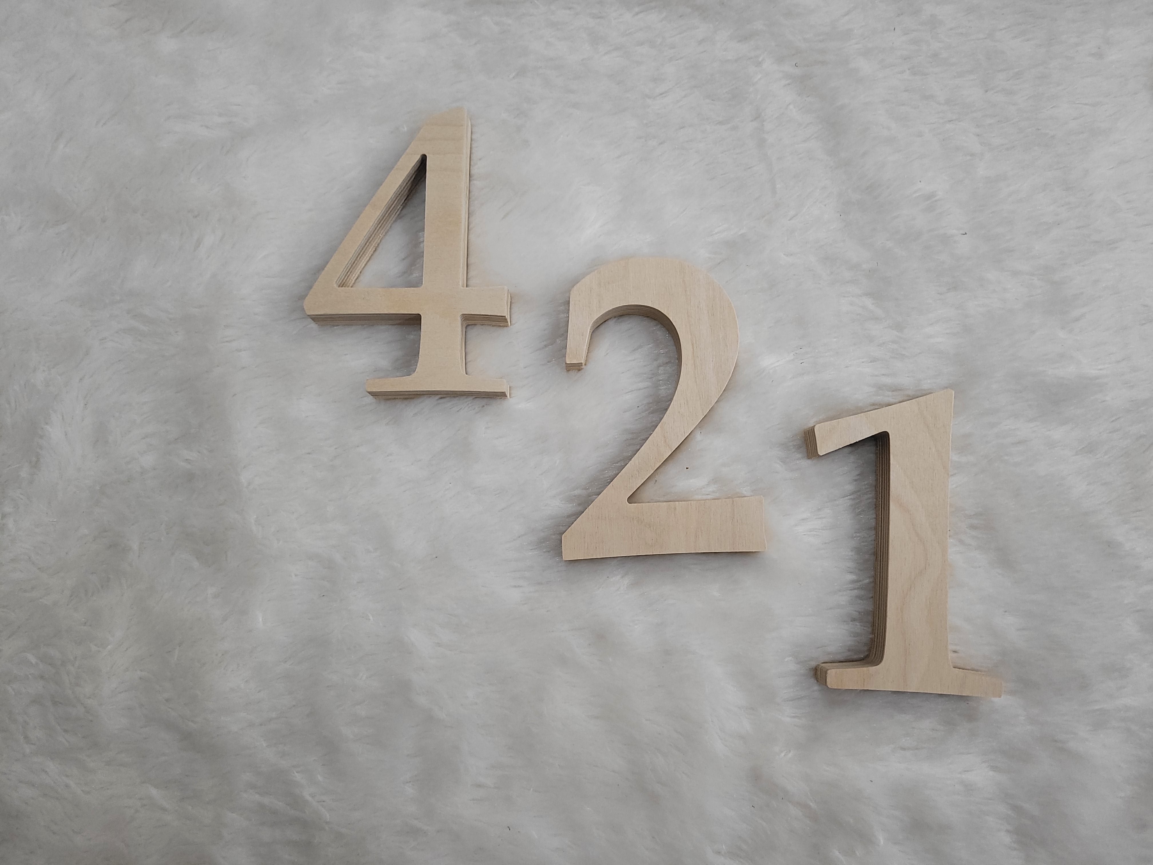 Number Cut-outs - Unfinished – Good Wood